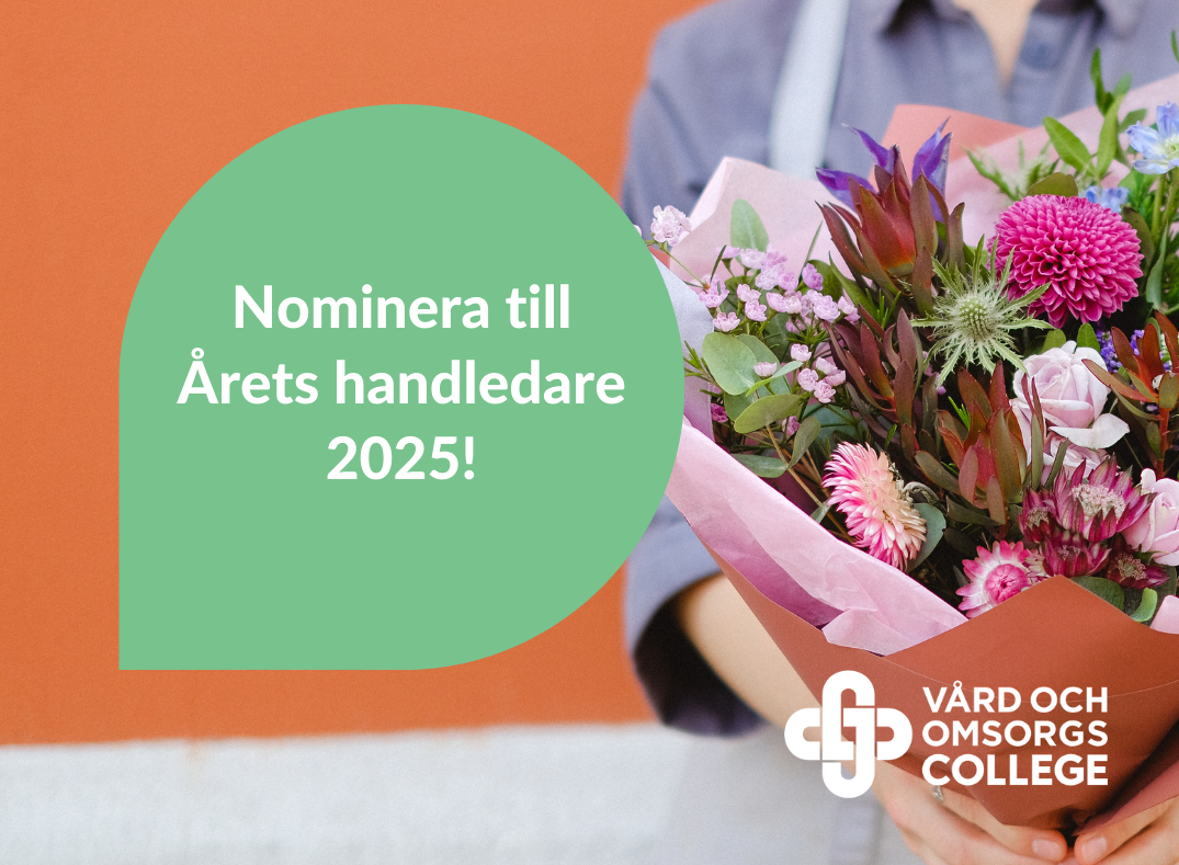 Nominera till Årets handledare 2025 - Vård- och omsorgscollege